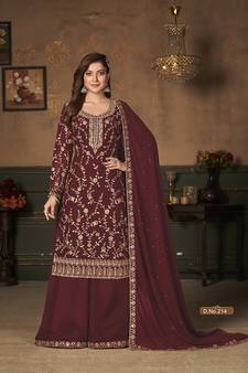 Palazzo Suits - Shop Latest Designer Palazzo Dress Online at Mirraw