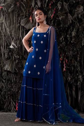 Buy Latest Design Sharara Suits & Sharara Dress Online @ Mirraw