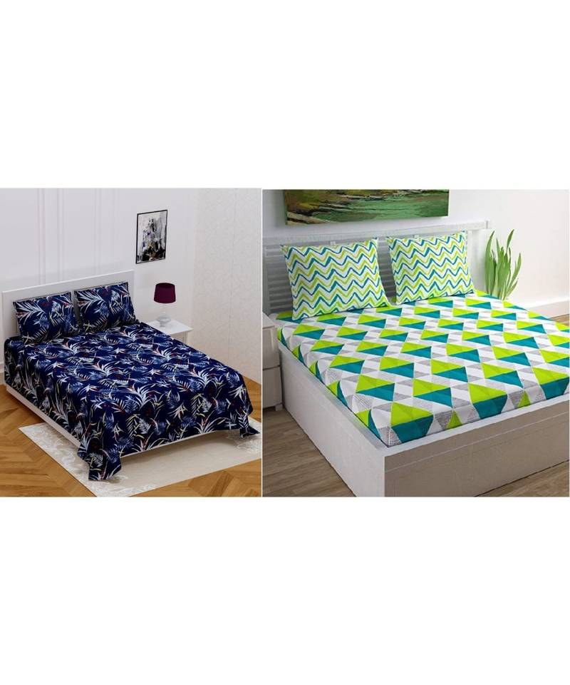 Indian Bedsheet Combo The set includes both the bedsheet and pillow ...