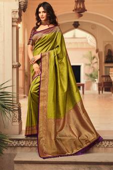 Green Saree @ Mirraw.com