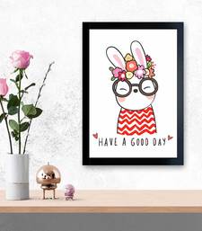 Vibe Changing Quote have-a-good-day-cute-rabbit-424Chant - POSTERMONK ...