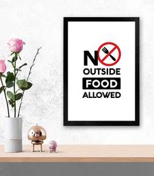 Vibe Changing Quote no-outside-food-allowed2897Chant - POSTERMONK - 3888956