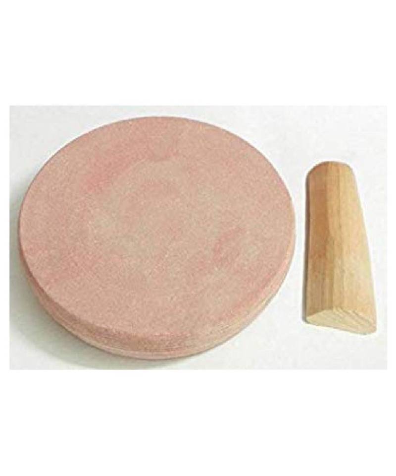 Chandan rubbing Stone chakla Pata with Original sandalwood stick ( 3 ...