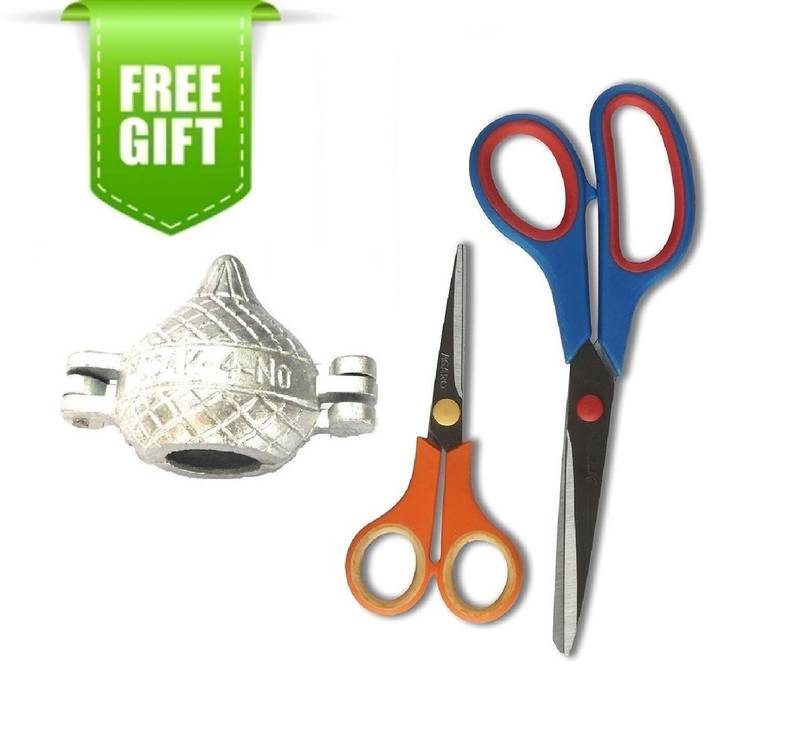 Aluminium Modak Mould With Big and Small Scissors Set And Free Gift ...