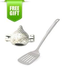 Aluminium Modak Mould With Pure Stainless Steel Egg Palta And Free Gift ...
