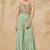 LIGHT GREEN RSHAM , ZARI , MIRROR AND SEQUINS EMBROIDERED GEORGETTE ...