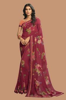 Printed Saree(Sari)Online USA, UK, Australia - Mirraw