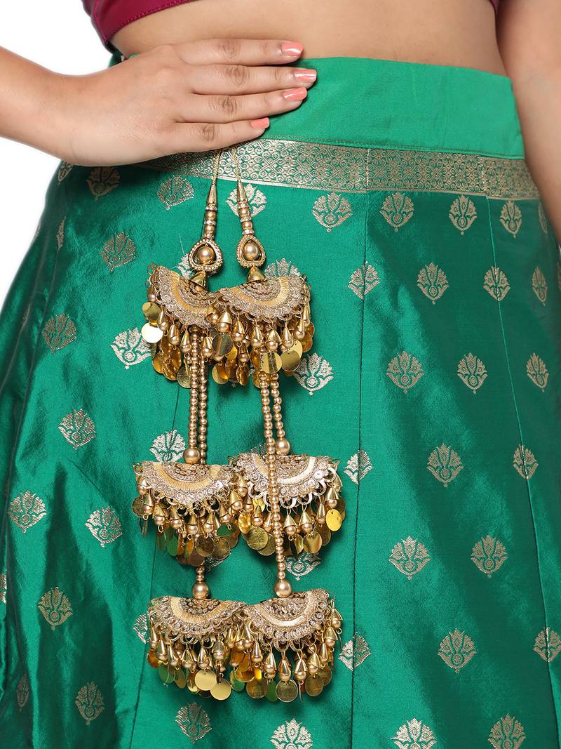 Handmade Latkan Design Stylish Heavy Long for Lehenga Fancy (Red ...