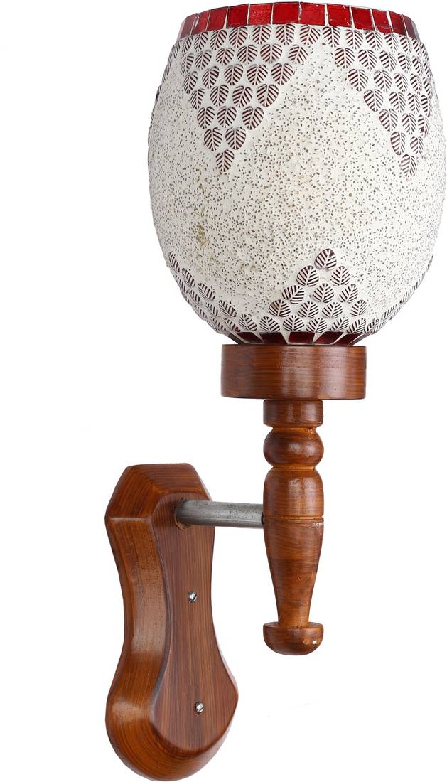 LED Compactable Wood & Glass Wall Lamp Light - A1, Pack Of 2 - Afast ...