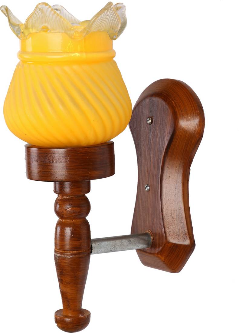 LED Compactable Wood & Glass Wall Lamp Light - B1, Pack Of 4 - Afast ...