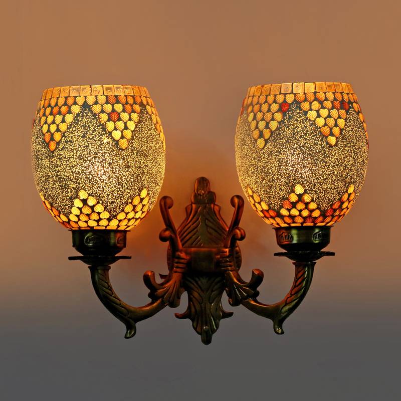 LED Compactable Wood & Glass Wall Lamp Light - Z1, Pack Of 4 - Afast ...