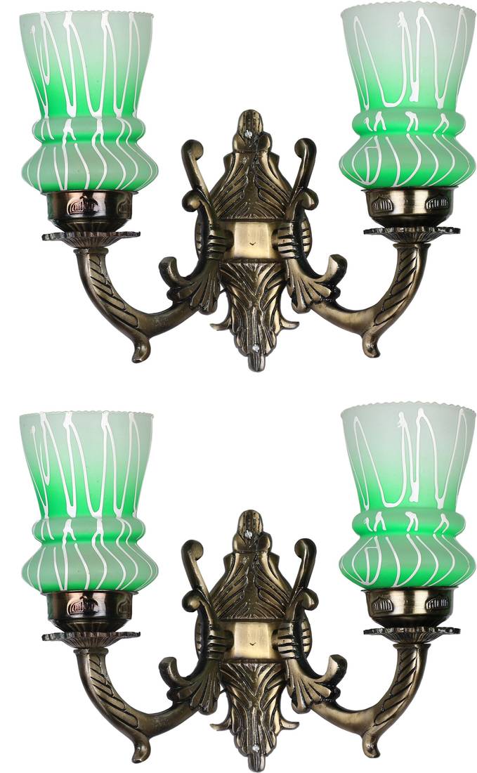 LED Compactable Wood & Glass Wall Lamp Light - AF1, Pack Of 4 - Afast ...