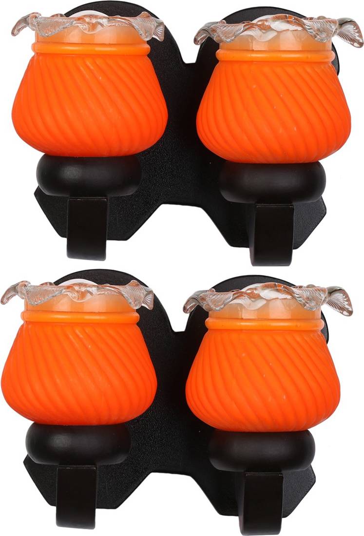 LED Compactable Wood & Glass Wall Lamp Light - AJ1, Pack Of 2 - Afast ...