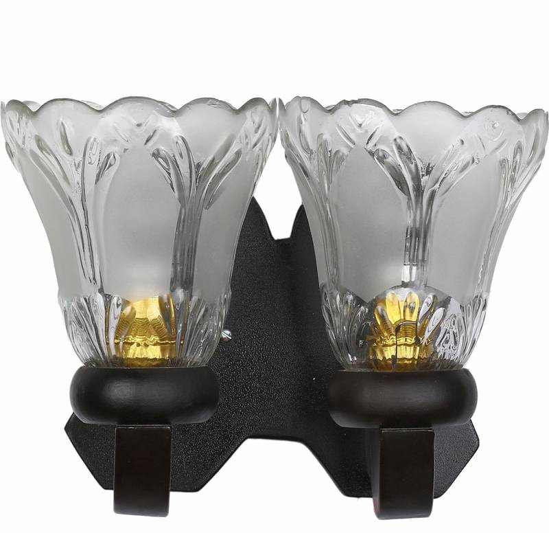 LED Compactable Wood & Glass Wall Lamp Light - AL1, Pack Of 4 - Afast ...