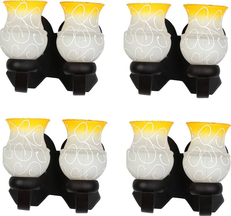 LED Compactable Wood & Glass Wall Lamp Light - AQ1, Pack Of 4 - Afast ...