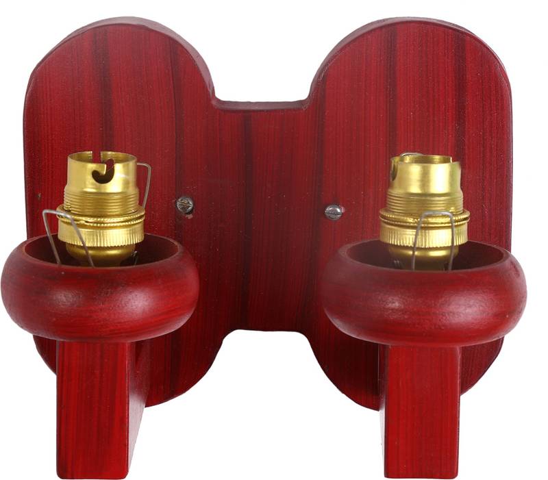 LED Compactable Wood & Glass Wall Lamp Light - BQ1, Pack Of 2 - Afast ...