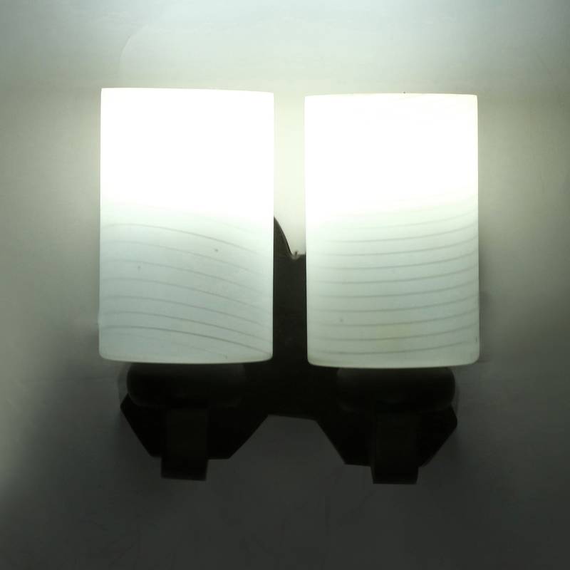 LED Compactable Wood & Glass Wall Lamp Light - BV1, Pack Of 4 - Afast ...