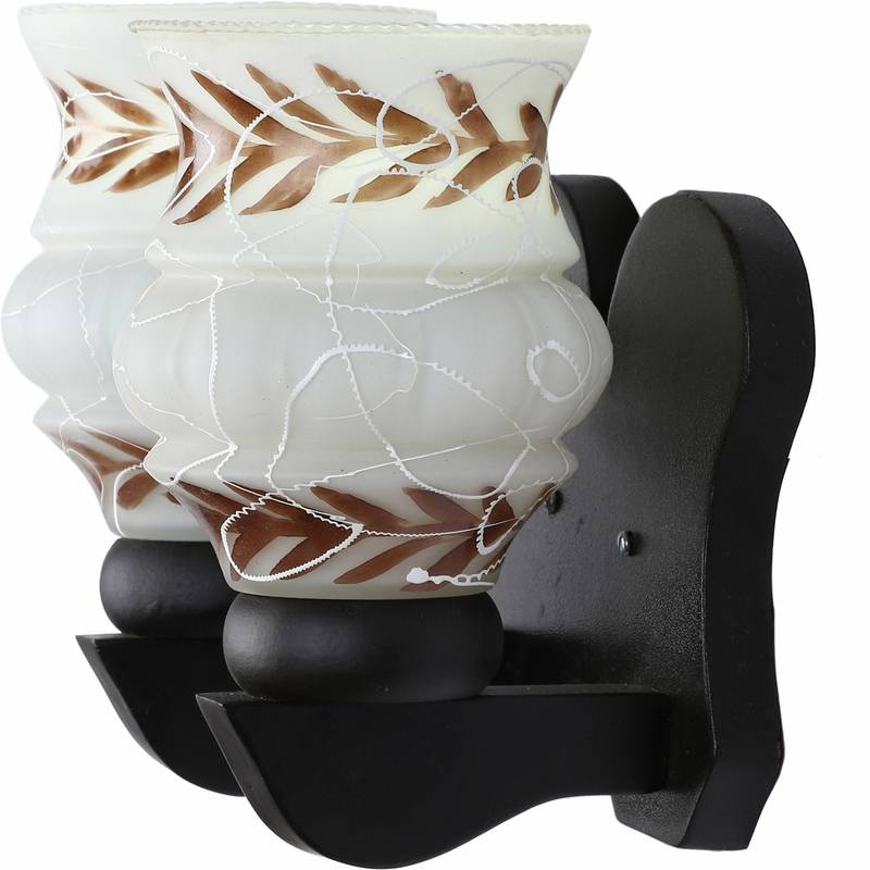 LED Compactable Wood & Glass Wall Lamp Light - BW1, Pack Of 2 - Afast ...