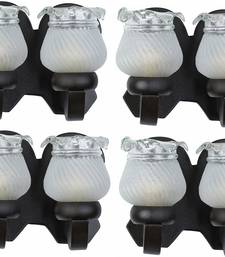 LED Compactable Wood & Glass Wall Lamp Light - CA1, Pack Of 4 - Afast ...