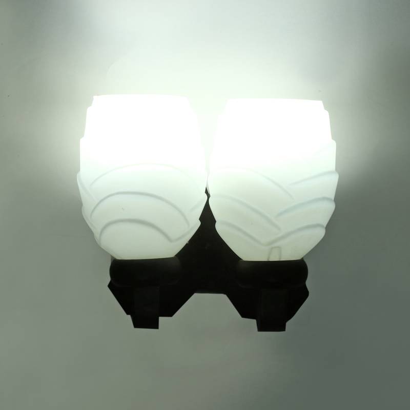 LED Compactable Wood & Glass Wall Lamp Light - CE1, Pack Of 2 - Afast ...