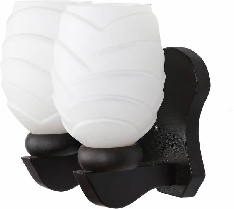 LED Compactable Wood & Glass Wall Lamp Light - CE1, Pack Of 4 - Afast ...