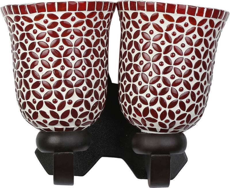 LED Compactable Wood & Glass Wall Lamp Light - CK1, Pack Of 4 - Afast ...