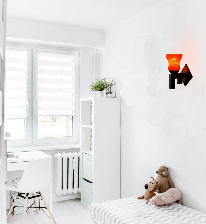 Marvel Design Stylish Black White Wood Wall Lamp/ Light Of Colorful ...