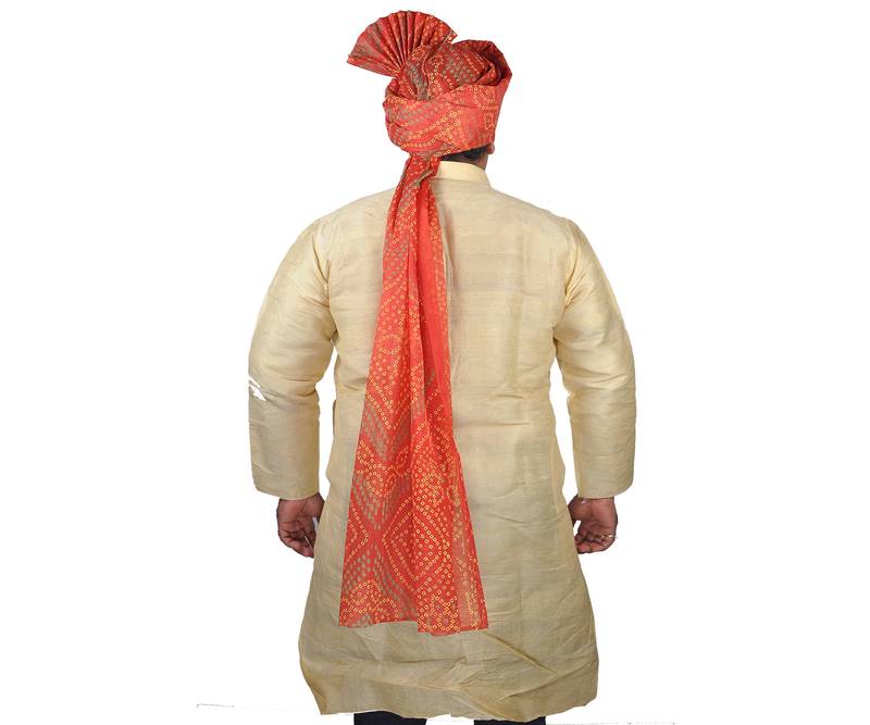 Khadi Print Kolhapuri Pheta Turban - KALAPURI - 586276