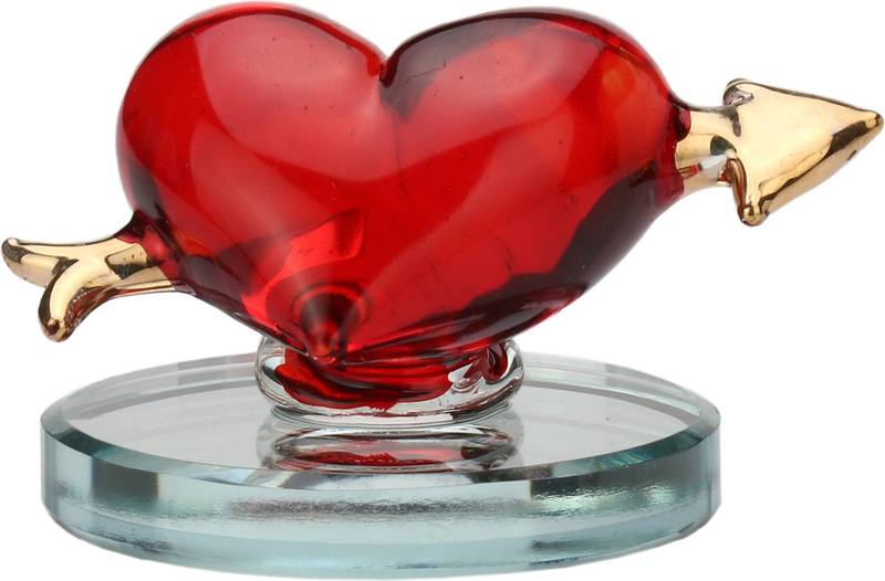 Valentine Love Sign Sweet Red Heart (Set Of 4) - Afast - 3964617