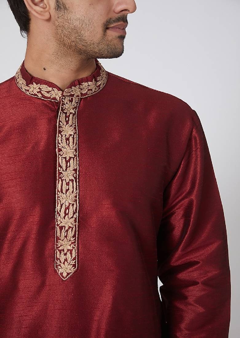 Red Kurta Set - RNG SAFAWALA - 3964919