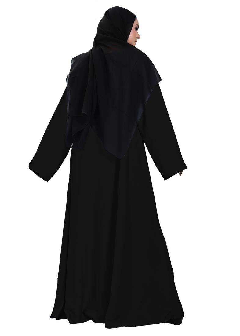 Khadija Fashion, Ravishing And Catchy Dark Black Burqa|Burkha For Women ...