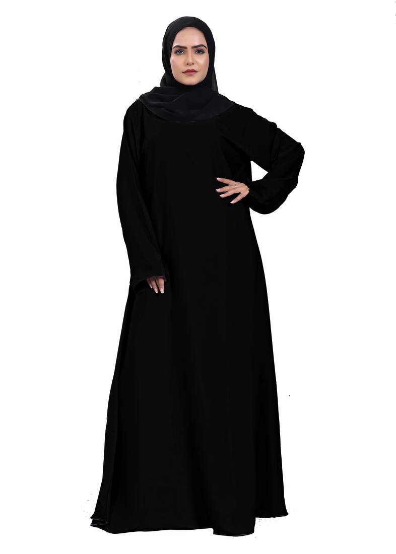 Khadija Fashion, Ravishing And Catchy Dark Black Burqa|Burkha For Women ...