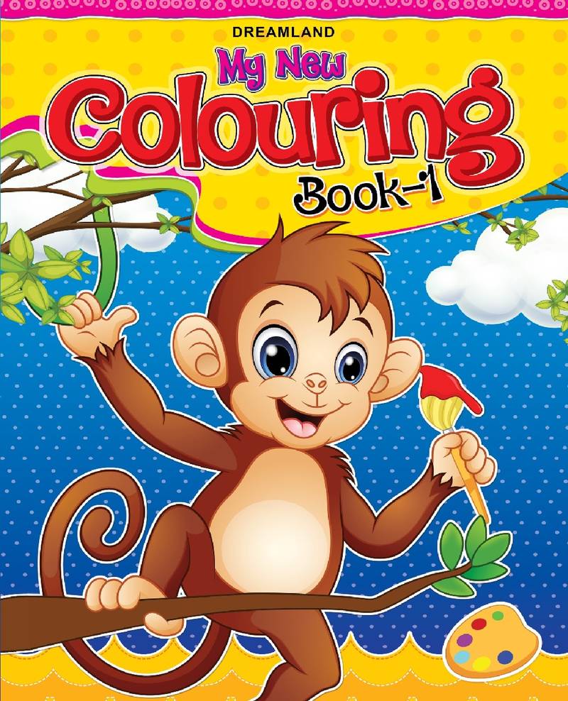 My New Colouring Book 1 Drawing Painting & Colouring Children Book by ...