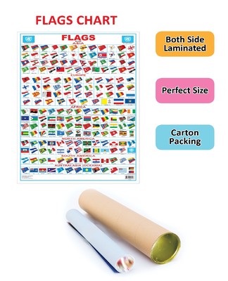 Flag Chart Reference Educational Wall Chart by Dreamland Publications ...