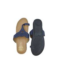 White Sole Medicated Ladies footwear-Synthetic-DRS 03-Blue - White Sole ...