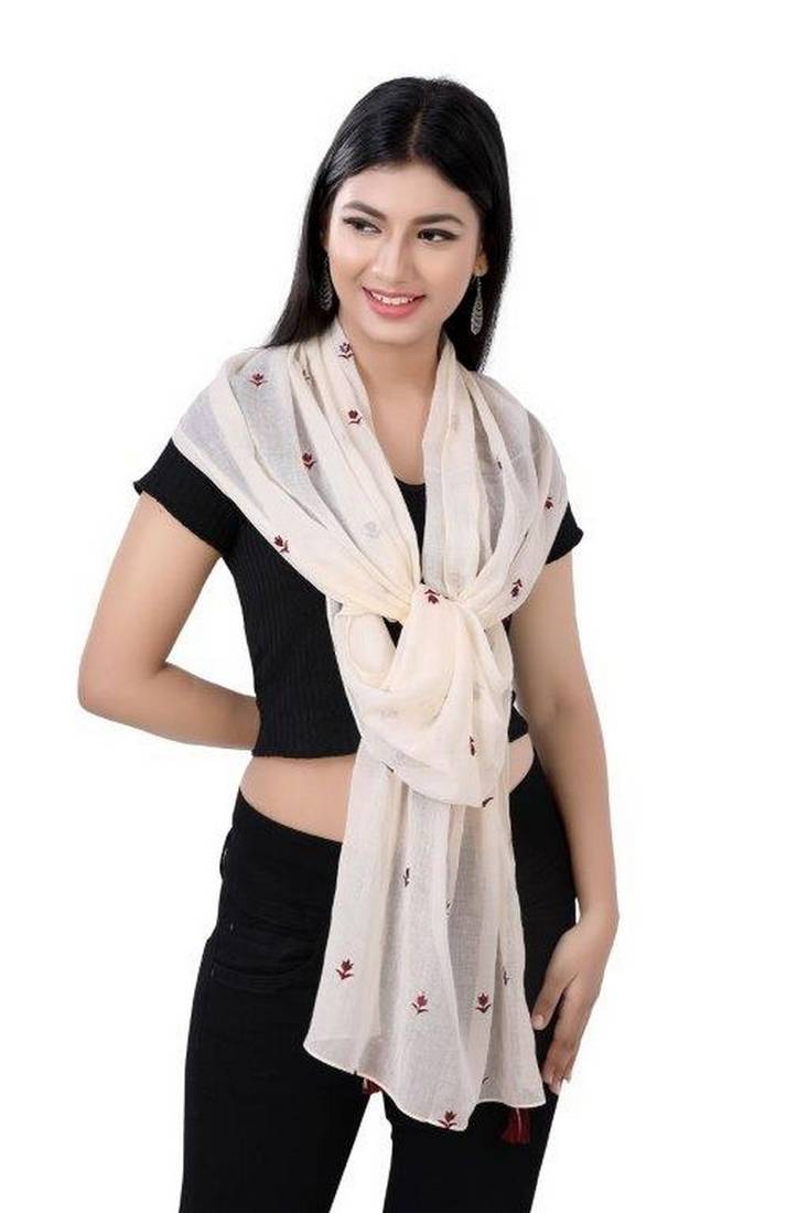 Embroidery scarves With Fringes - muhenera s - 4004239