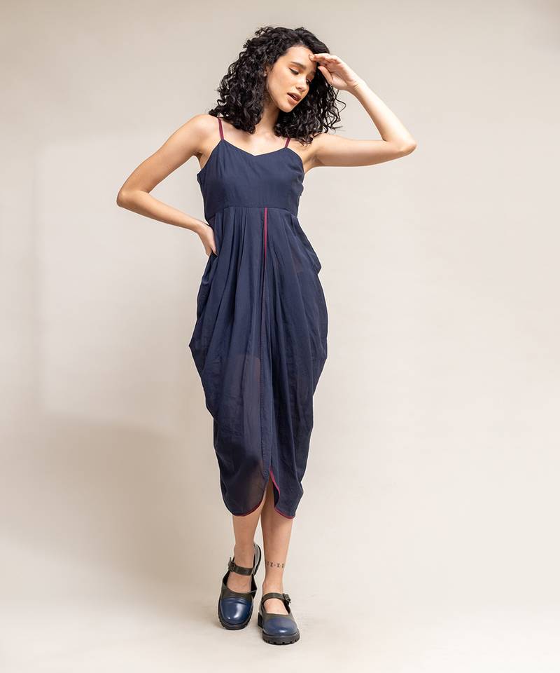 Diane Blue Dress - DOODLAGE - 3992056