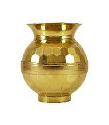 Salvus Handmade Brass Kalash/Lota for Pooja, Home-Temple Decoration ...
