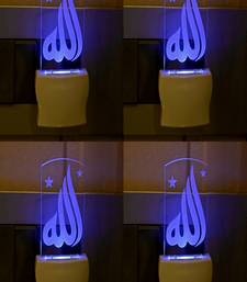 3D Illusion Effect AllhaMulti Colour Changing LED Night Lamp, Pack Of 4 ...