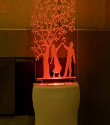 3D Illusion Effect Dancing CoupleMulti Colour LED Night Lamp - Afast ...