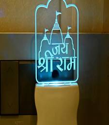3D Illusion Structure Of Holy Ram Temple LED Plug & Play Wall Lamp ...