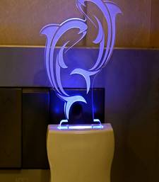 3D Illusion Couple Of Playing Dolphin LED Plug & Play Wall Lamp - Afast ...