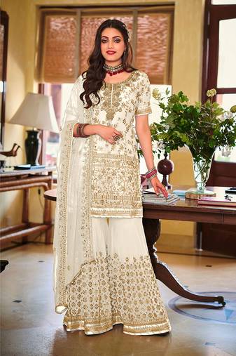 Buy Latest Design Sharara Suits & Sharara Dress Online @ Mirraw