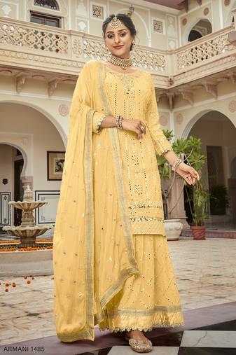 Buy Latest Design Sharara Suits & Sharara Dress Online @ Mirraw