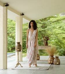 Tea Green Palazzo Jumpsuit With A Pearl White Detachable Dupatta ...