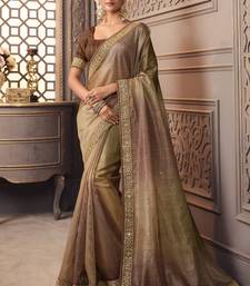 Designer Viscose with golden smoke Festival wear Saree - YOMIKA TRENDZ ...