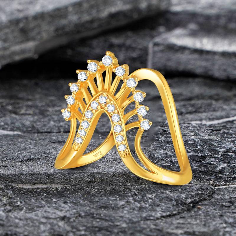 Vighnaharta traditional south indian Gold Plated finger Ghoda vanki ...
