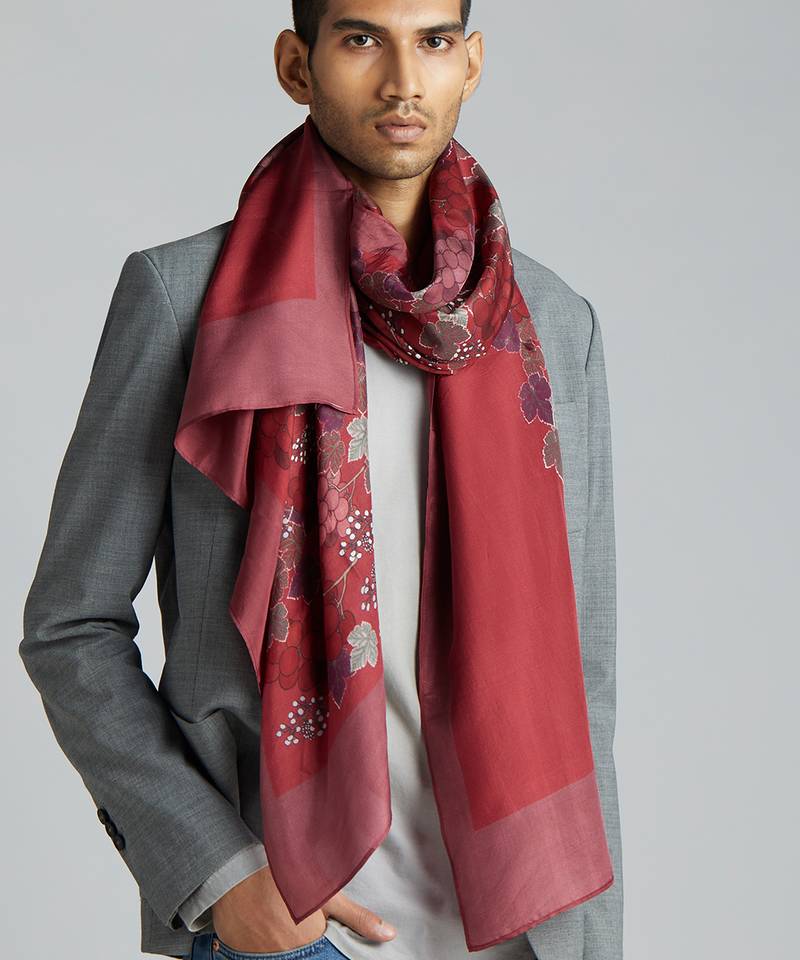 A Sweet Vintage' Silk Stole - CARTE BLANCHE - 3830721