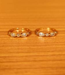 White toe-rings - Sanvi Jewels - 4026433