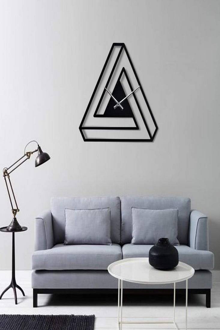 Minimalist Infinite Triangle Wall Clock - The Artment - 4039209